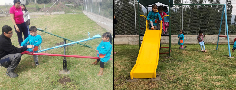 CELEC EP Termopichincha implementó un parque infantil fabricado con ... CELEC EP Termopichincha implementó un parque infantil fabricado con ...
